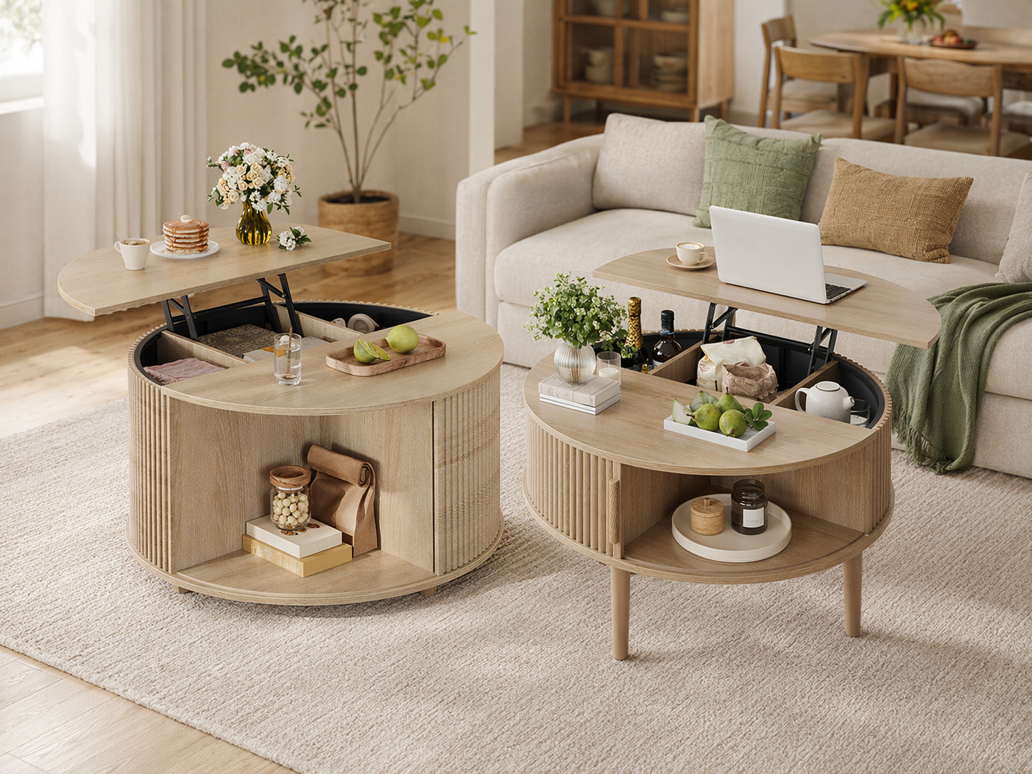 Modern & Mid-Century Styles Lift-Top Coffee Tables Comparison | UPOSOJA
